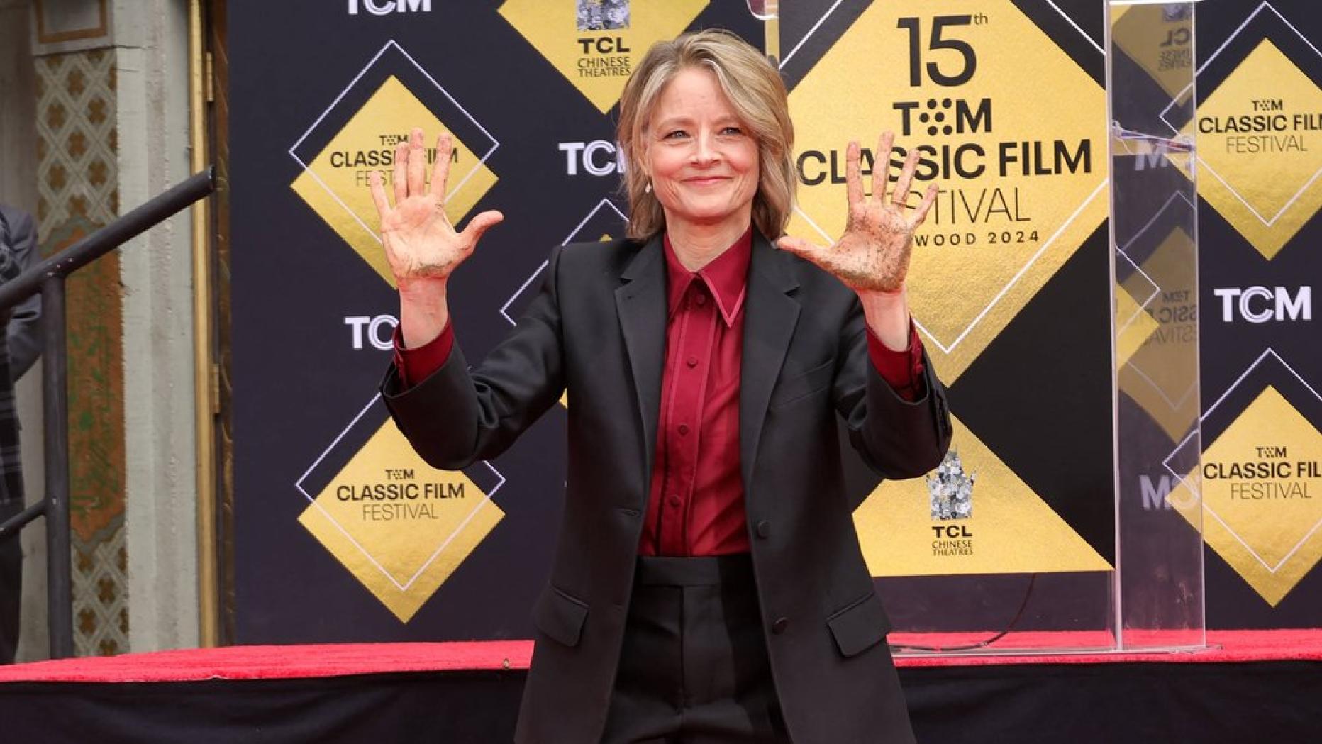 Jodie Foster auf Hollywood Boulevard verewigt