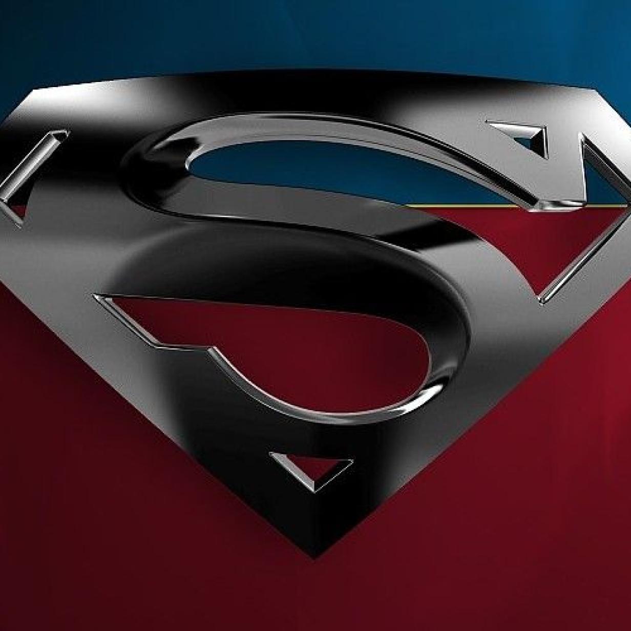 Superman Logo Hintergrundbild 3d 3D Chrome Superman Car Emblem