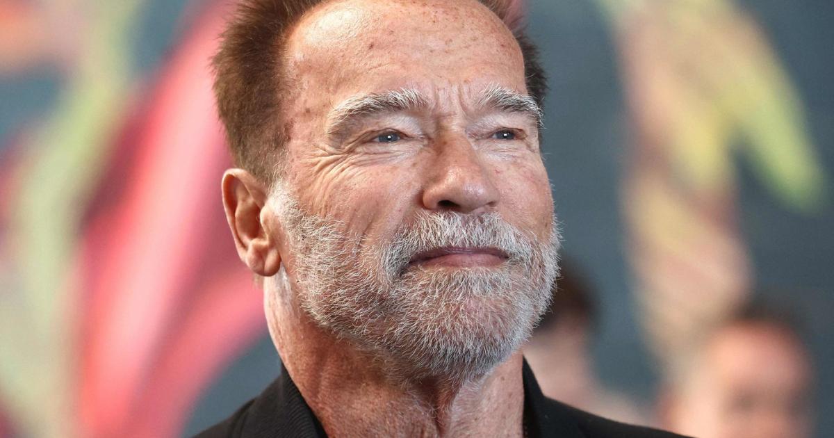 Nach OP am Ellenbogen: Arnold Schwarzenegger mit Gips gesichtet